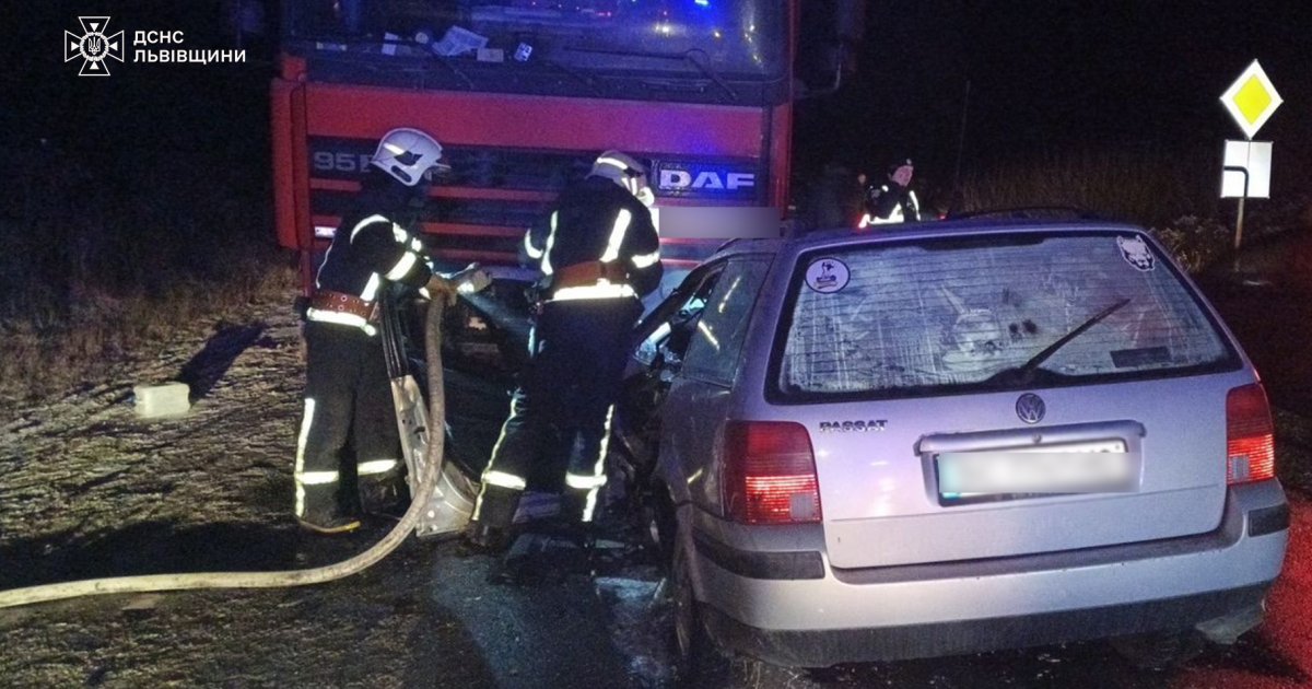На Львівщині у ДТП загинув 22-річний водій Volkswagen Passat — LVIV.MEDIA