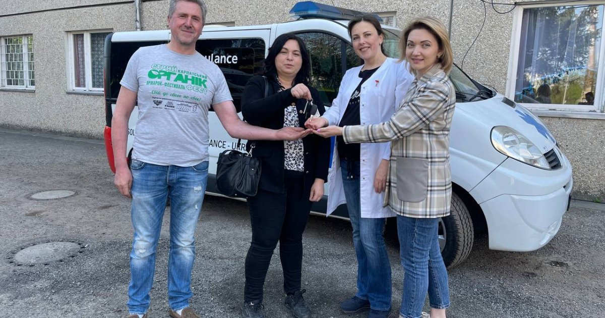 Стрийська лікарня отримала нову швидку — LVIV.MEDIA